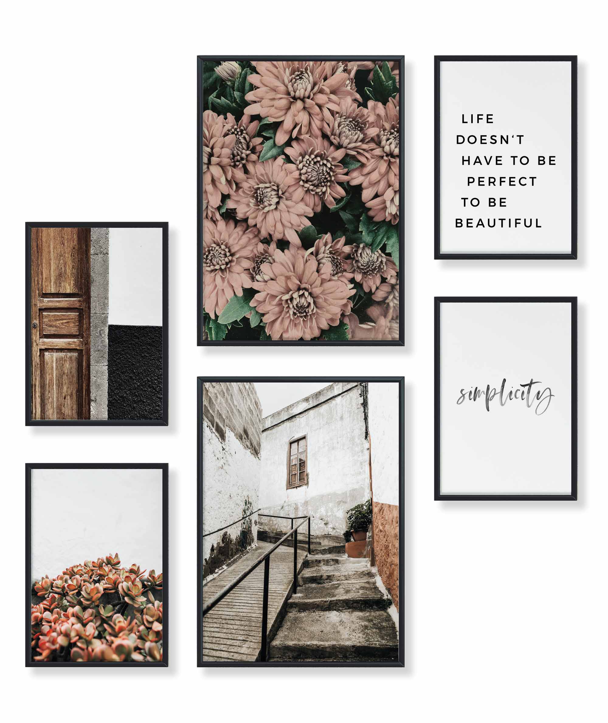 Floral Simplicity Poster Set – Heimlich Poster Sets