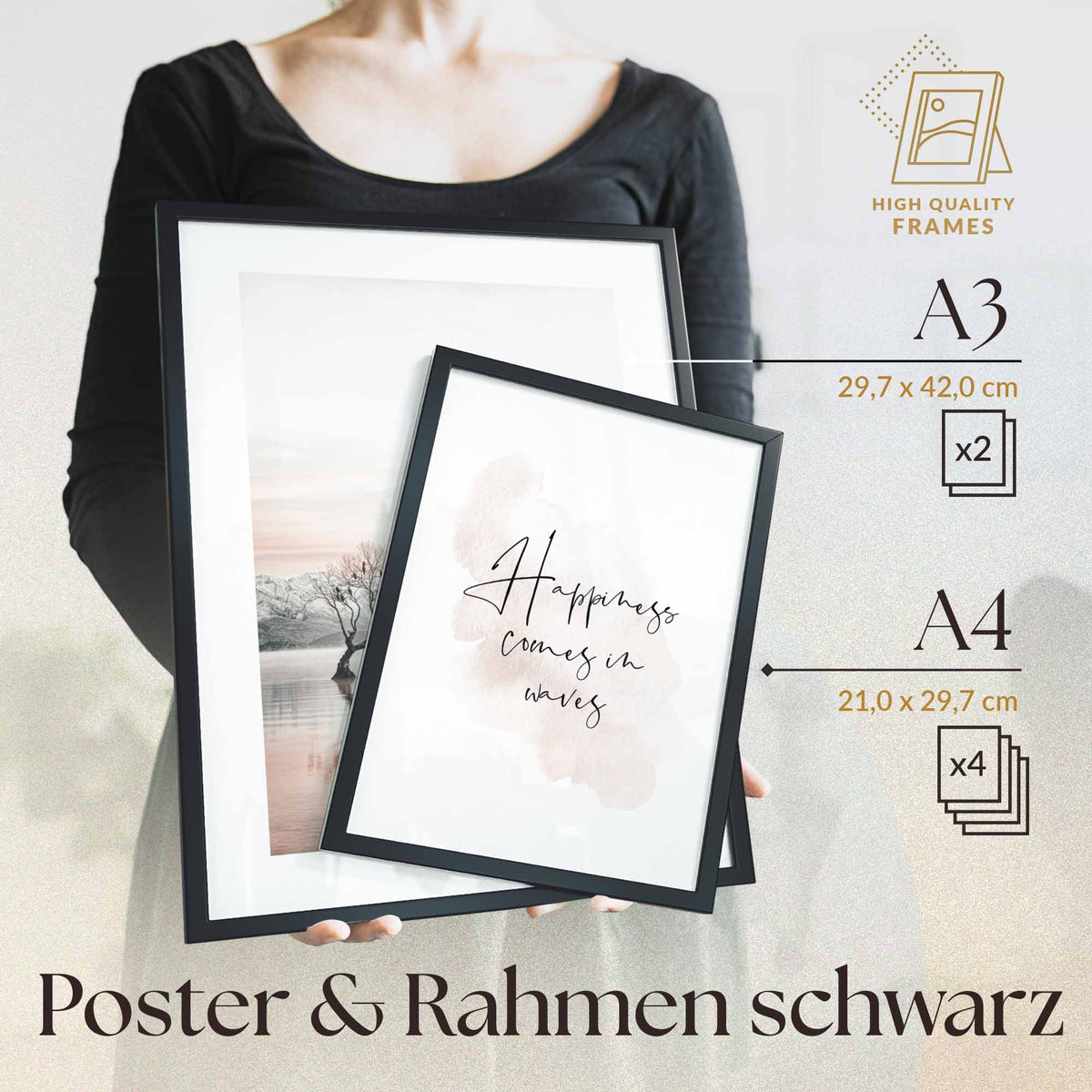 Strand Meer Baum Poster Set – Heimlich Poster Sets